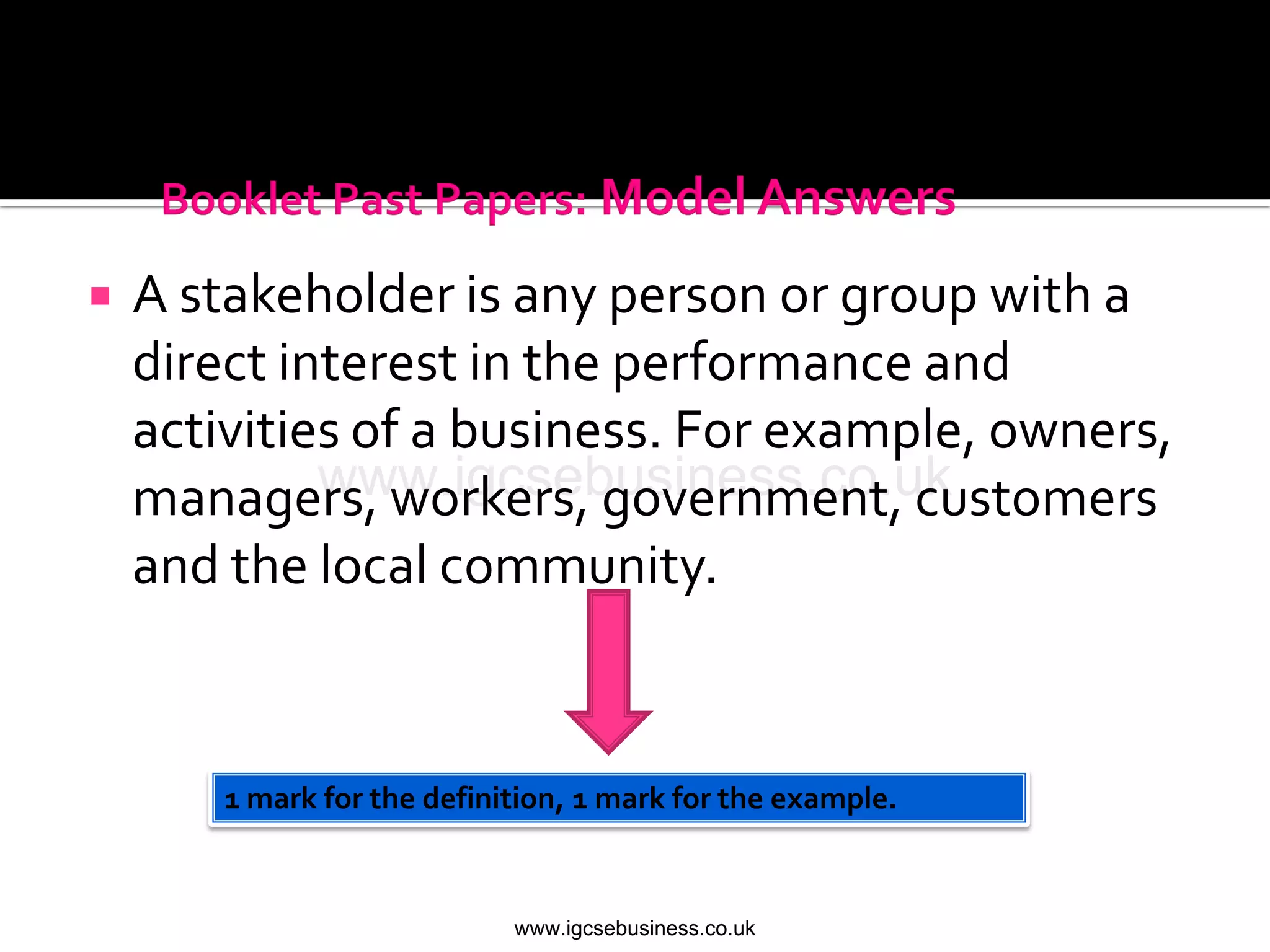 Business objectives and_stakeholders_objectives_presentation | PDF
