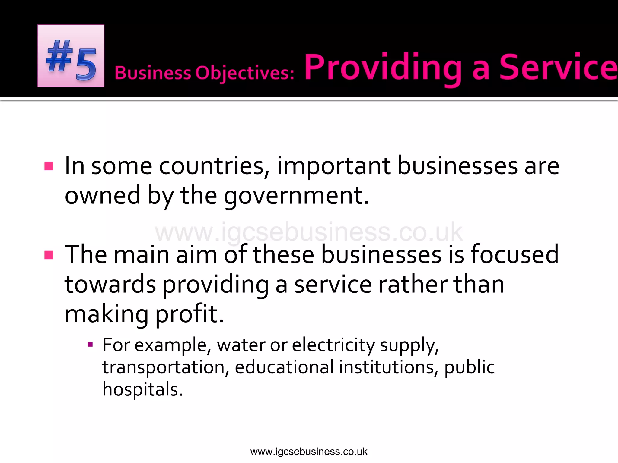 Business objectives and_stakeholders_objectives_presentation | PPT