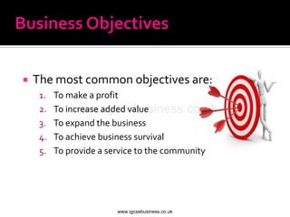 Business objectives and_stakeholders_objectives_presentation | PPT