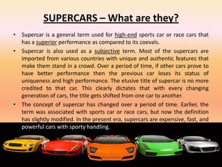 Business of supercars | PPTX