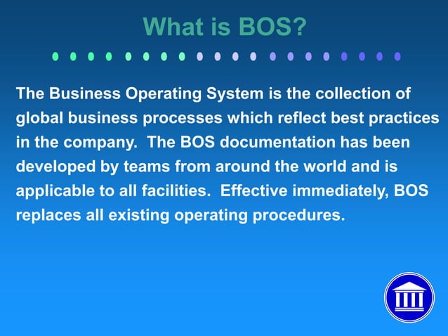 Business operating system example | PPT