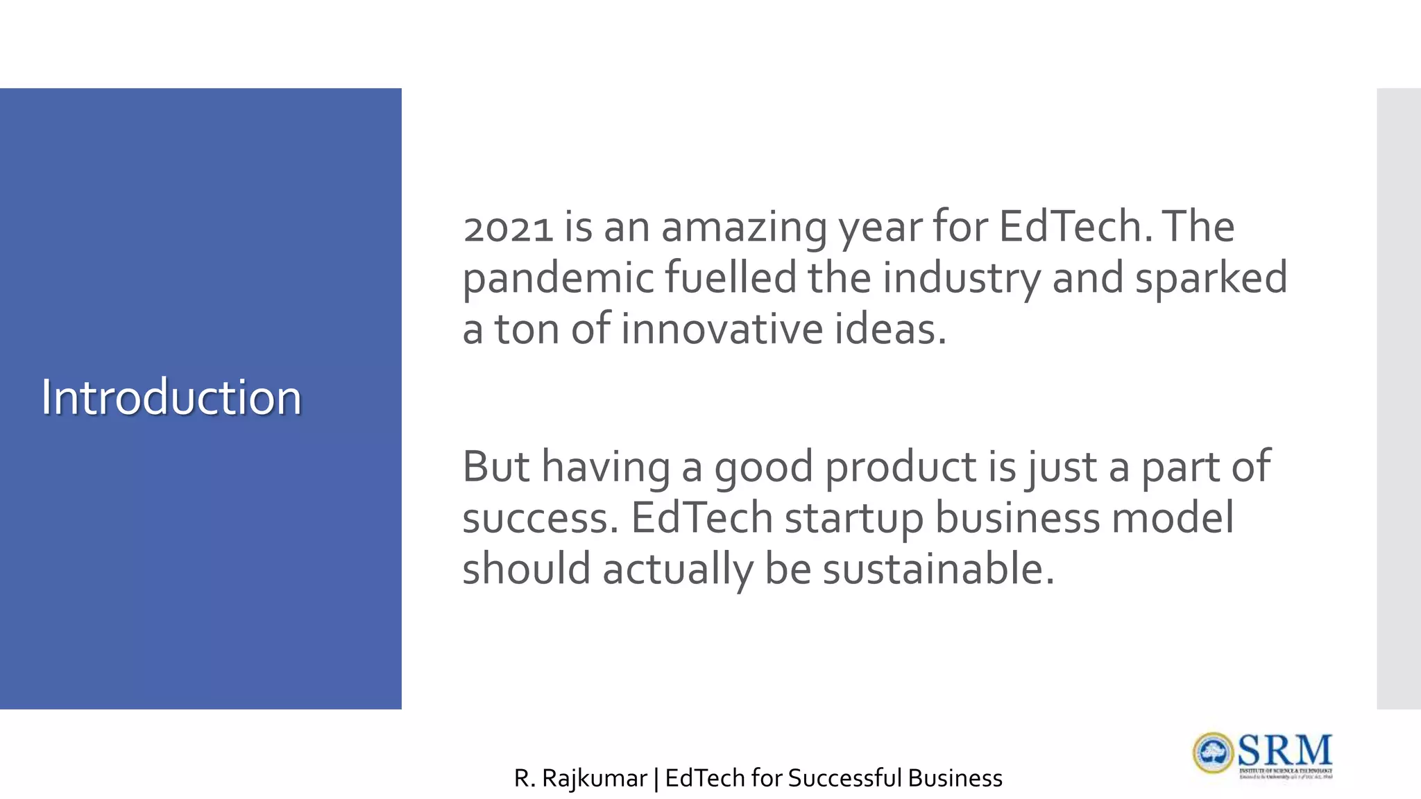 Business opportunities in ed tech | PPTX