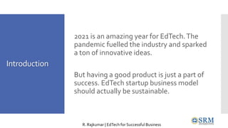 Business opportunities in ed tech | PPTX