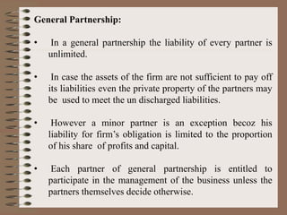 Forms of Business Organization | PPT