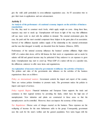 Unit 5.2 Business Organizations in a Global Context | DOCX