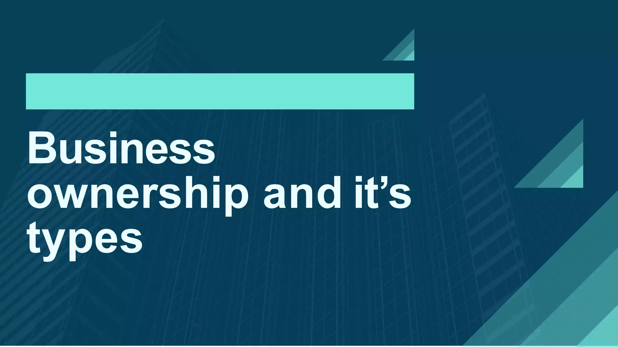 Business ownership | PPT