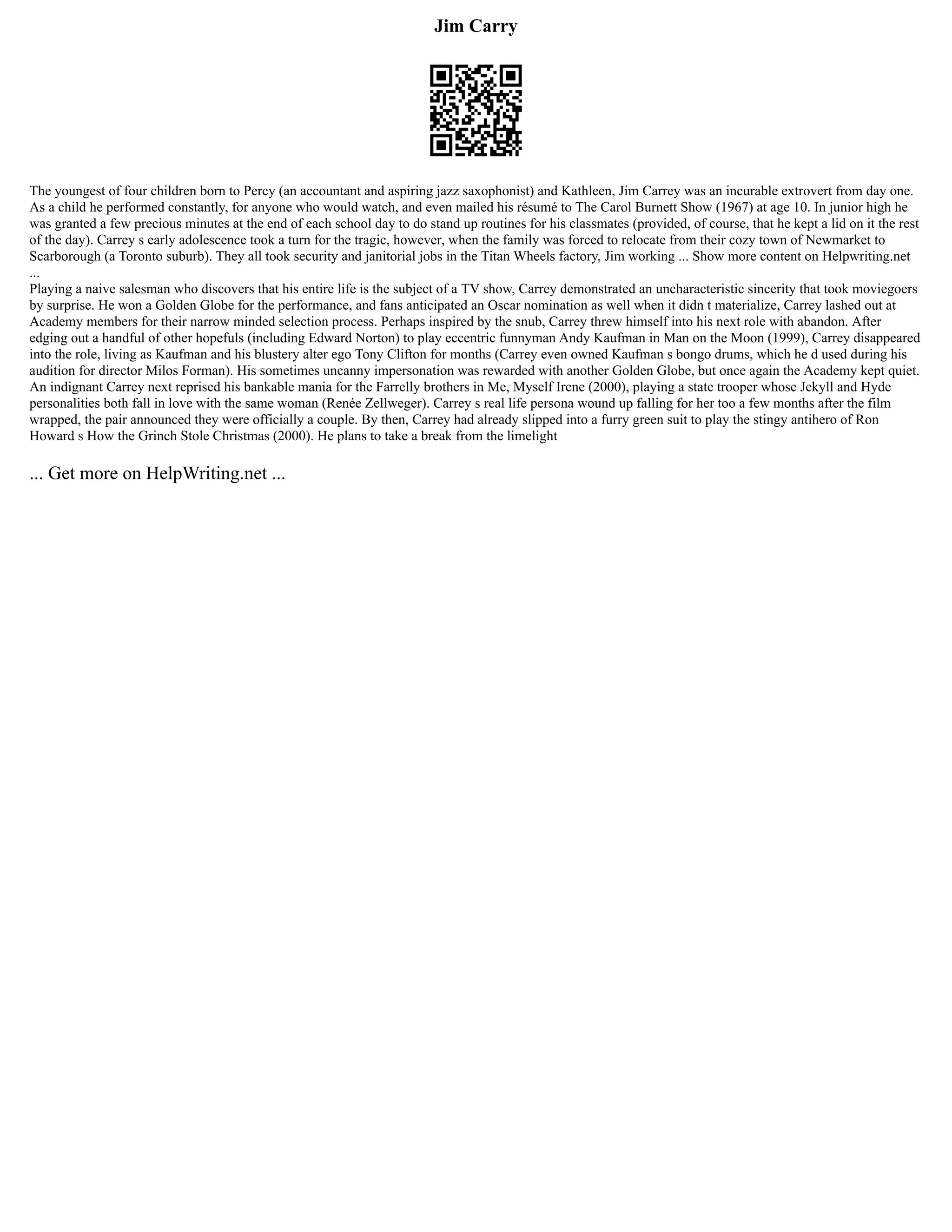 Business Paper Components Of A | PDF