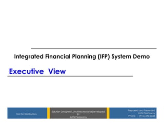Integrated Financial Planning ( IFP) – Sales Revenue ,Cost , Forecast ...