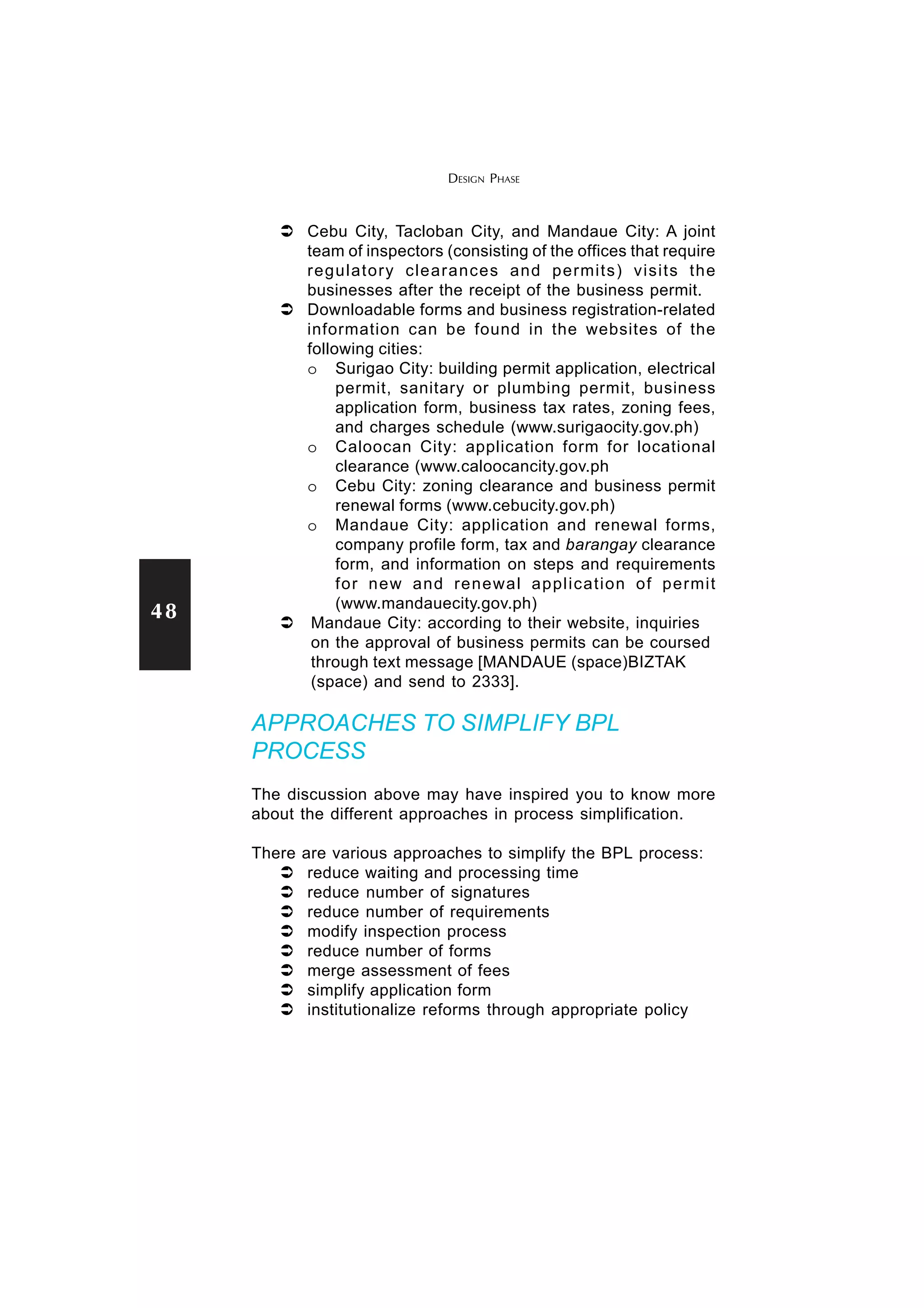 Philippine Business Permits Licensing Process | PDF