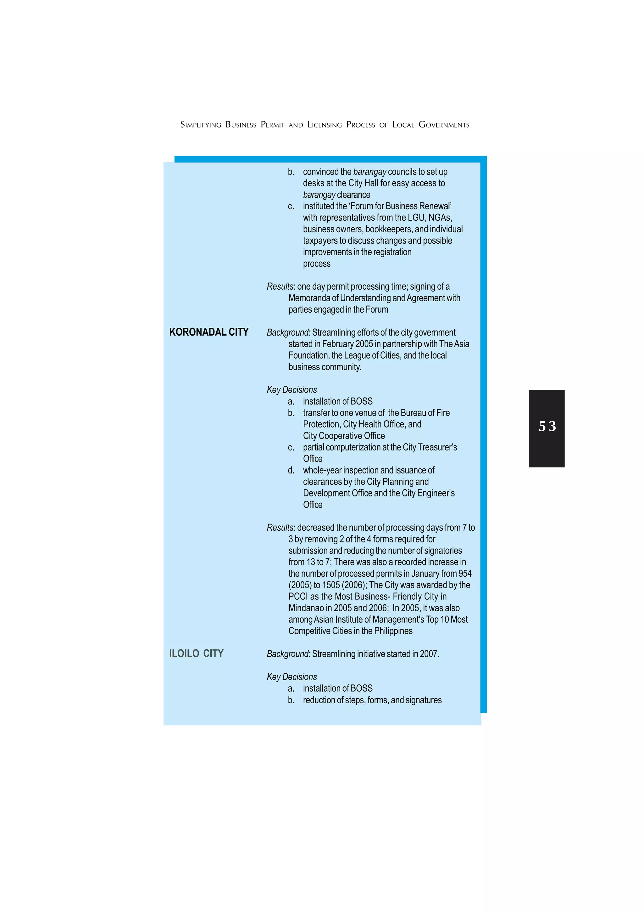 Philippine Business Permits Licensing Process | PDF