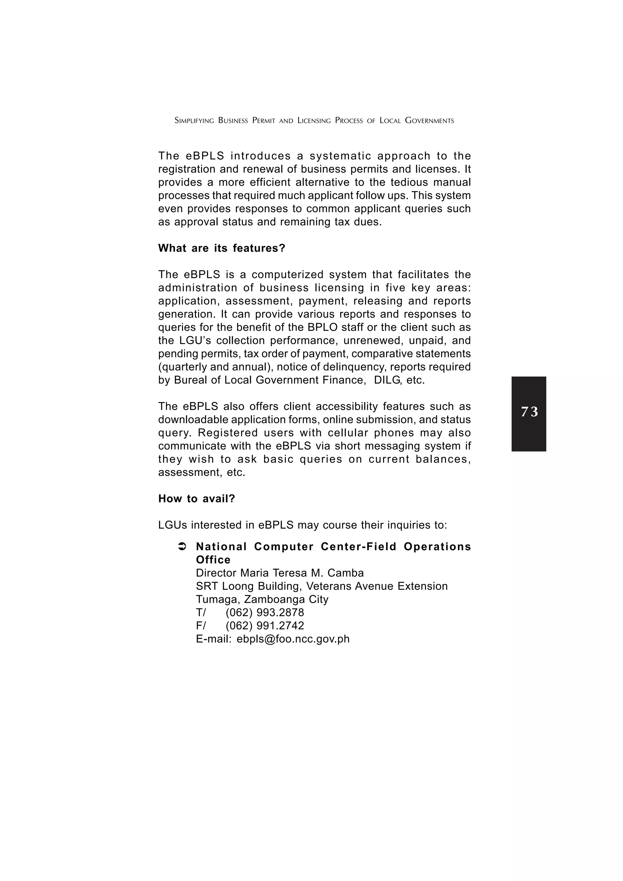 Philippine Business Permits Licensing Process | PDF