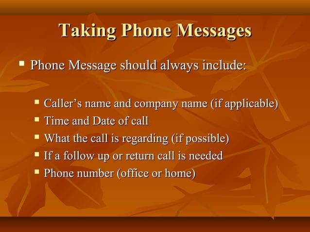 Business phone etiquette | PPT