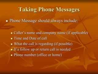 Business Phone Etiquette..............ppt