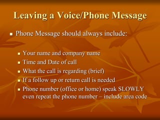 Business Phone Etiquette..............ppt