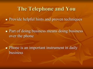 Business Phone Etiquette..............ppt
