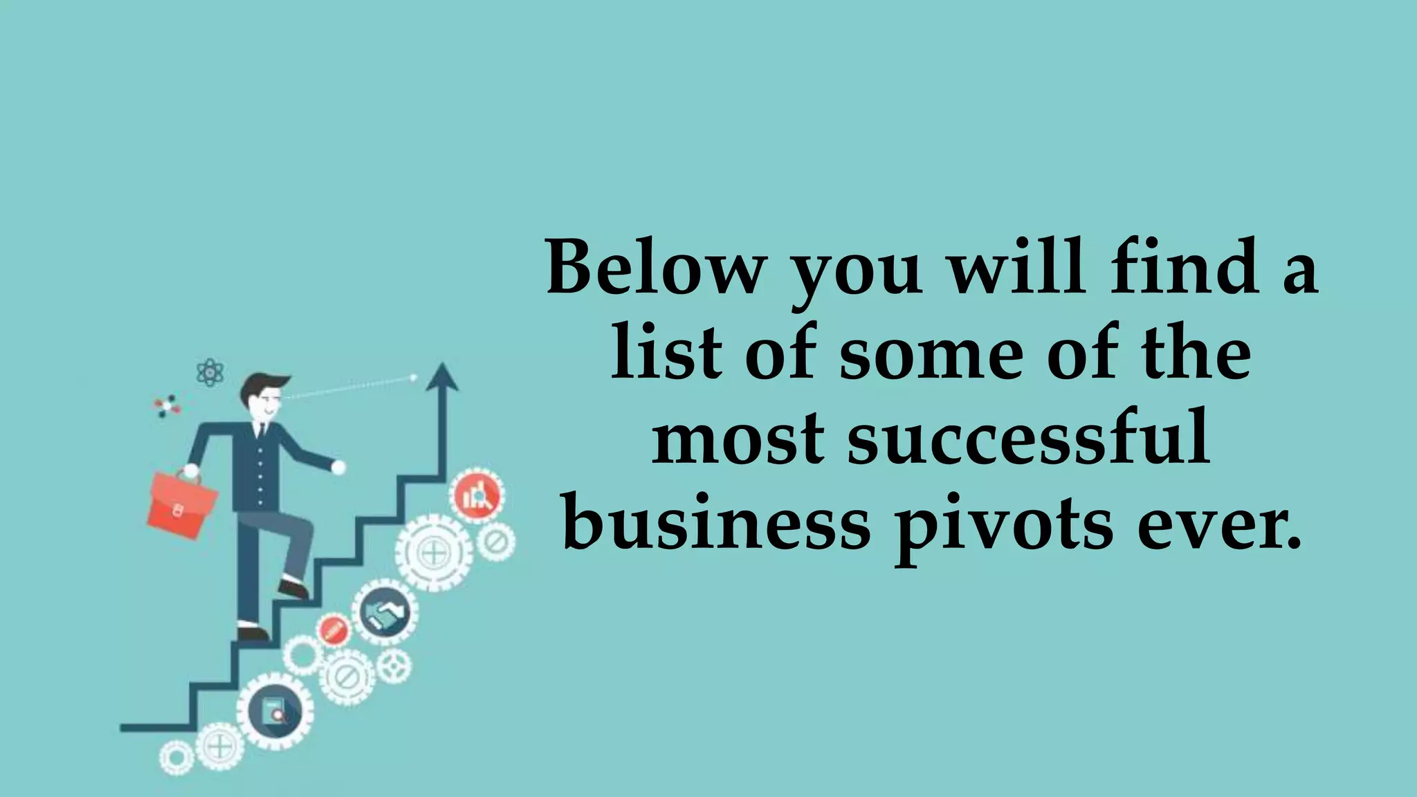 The Most Successful Business Pivots Ever | PPTX