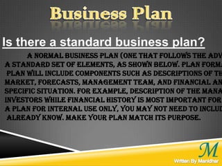 Business plan | PPTX
