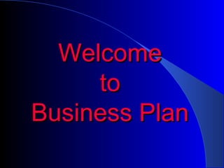 Business plan | PPT