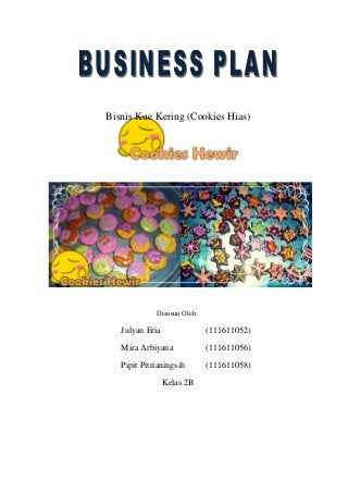 Business Plan Cookies Hias | PDF