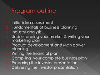 Business plan | PPTX