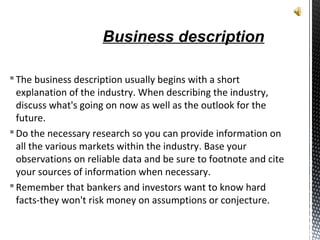 Business plan | PPT