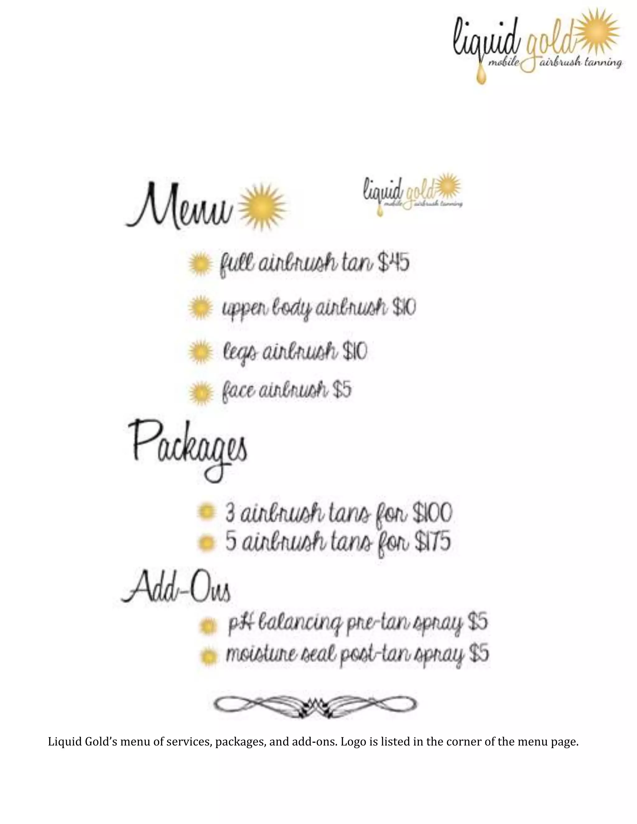 Liquid Gold Business Plan | DOCX