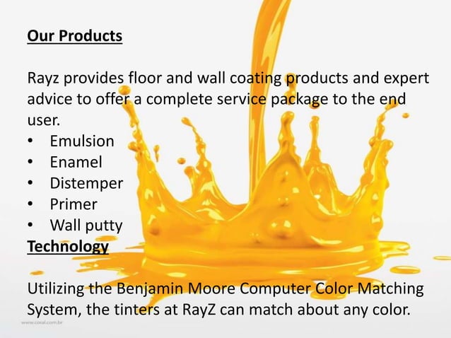 Business plan for paint industry | PPTX