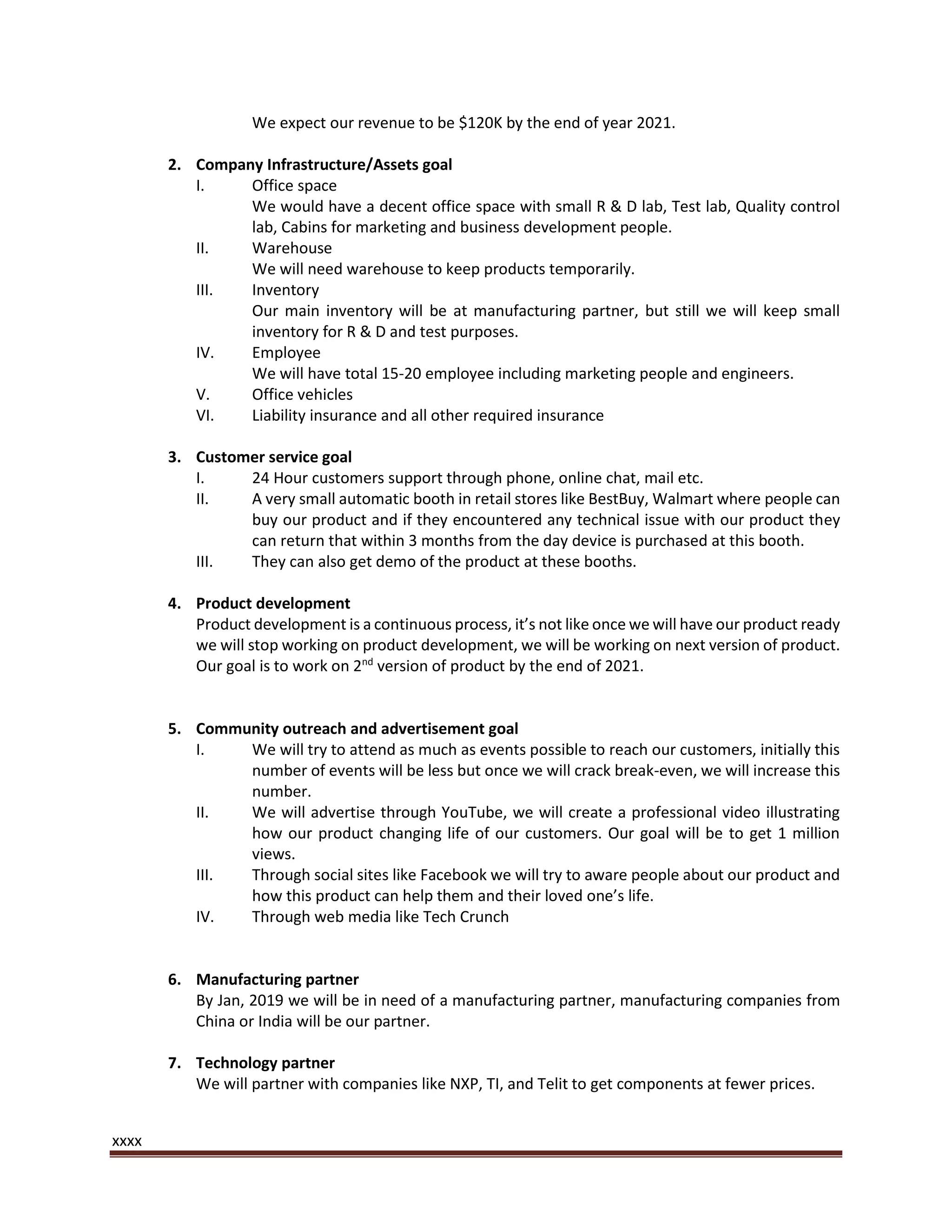 Sample Entrepreneurship Business plan for students | PDF