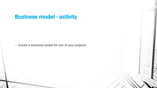 Business model & plan | PPTX