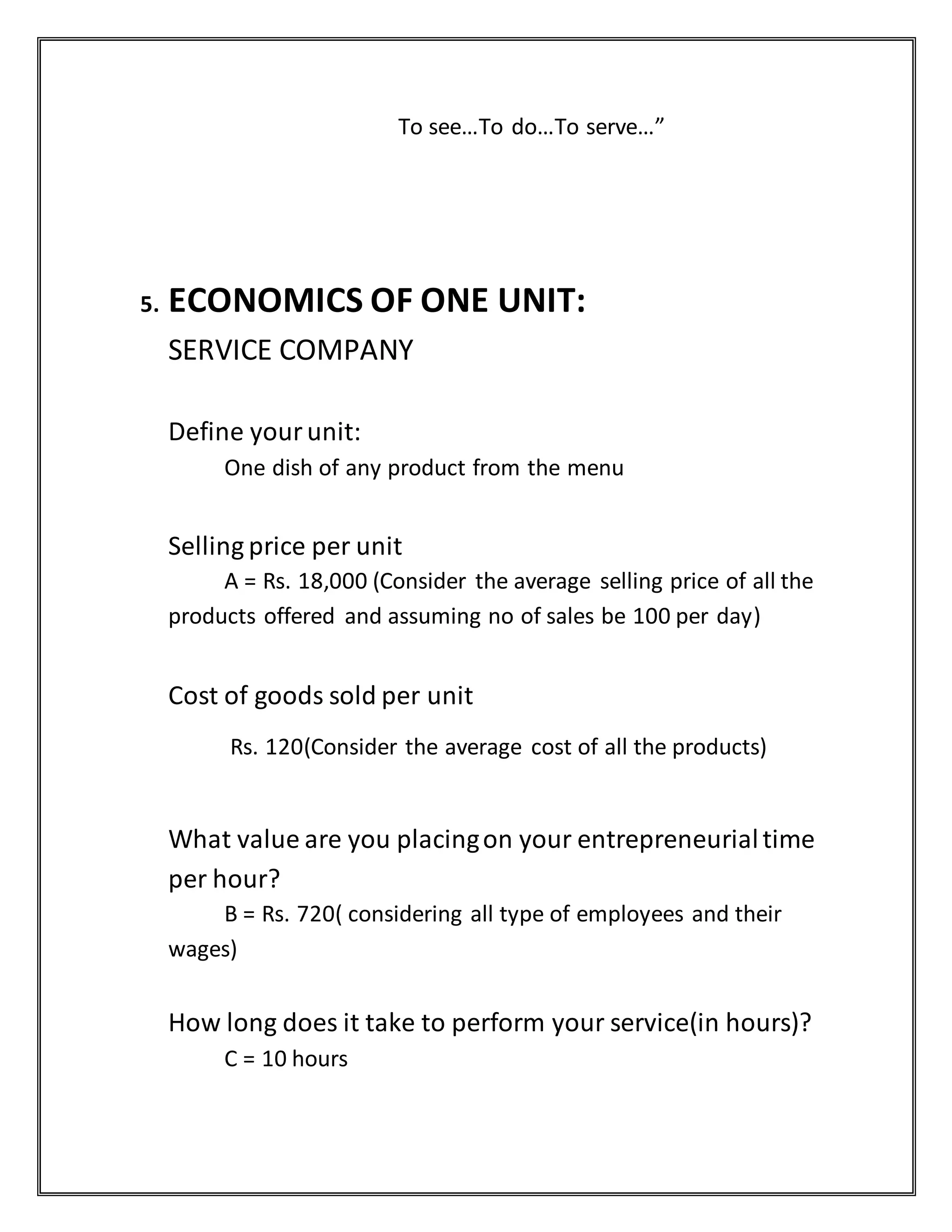 Business plan Module | DOCX
