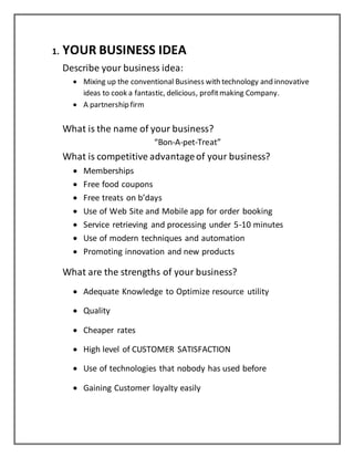 Business plan Module | PDF