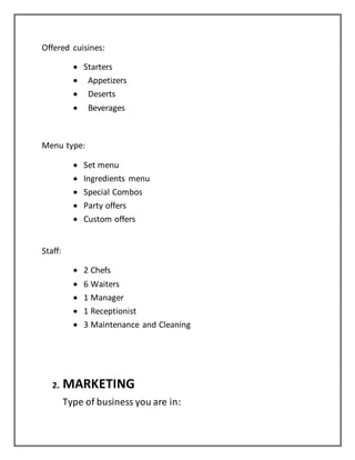 Business plan Module | DOCX