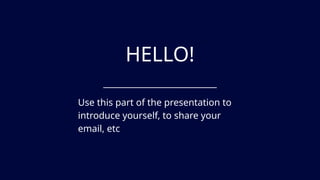 Introduction Presentation Template for Offices | PPT