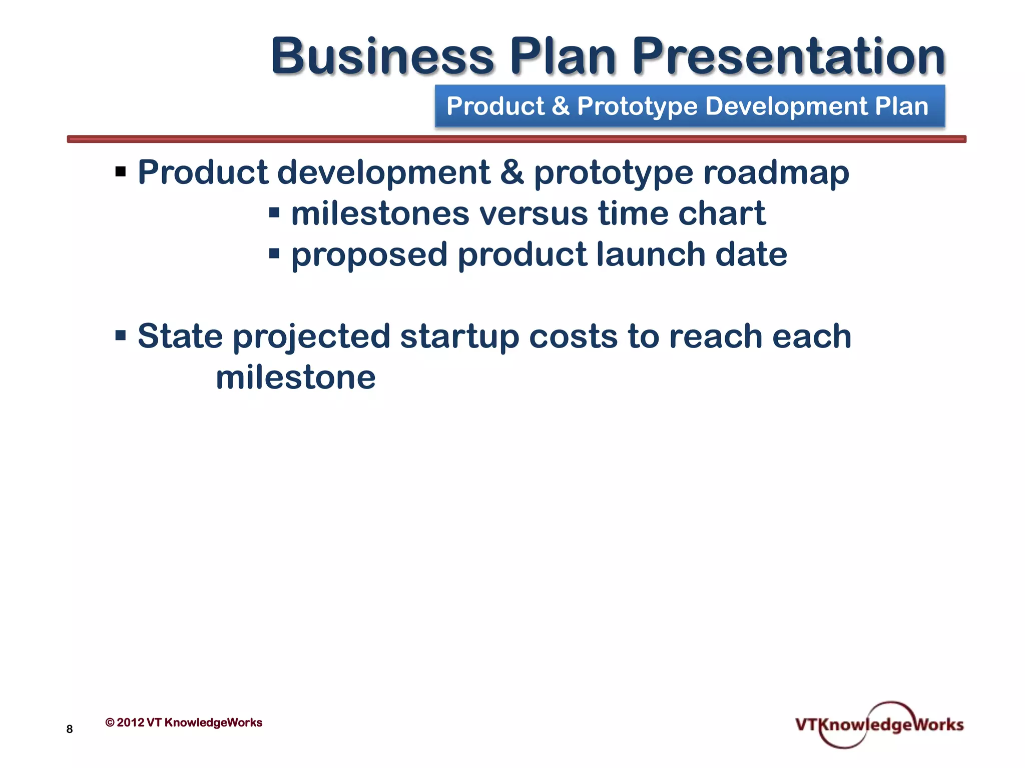 Business plan presentation-vtk | PPTX