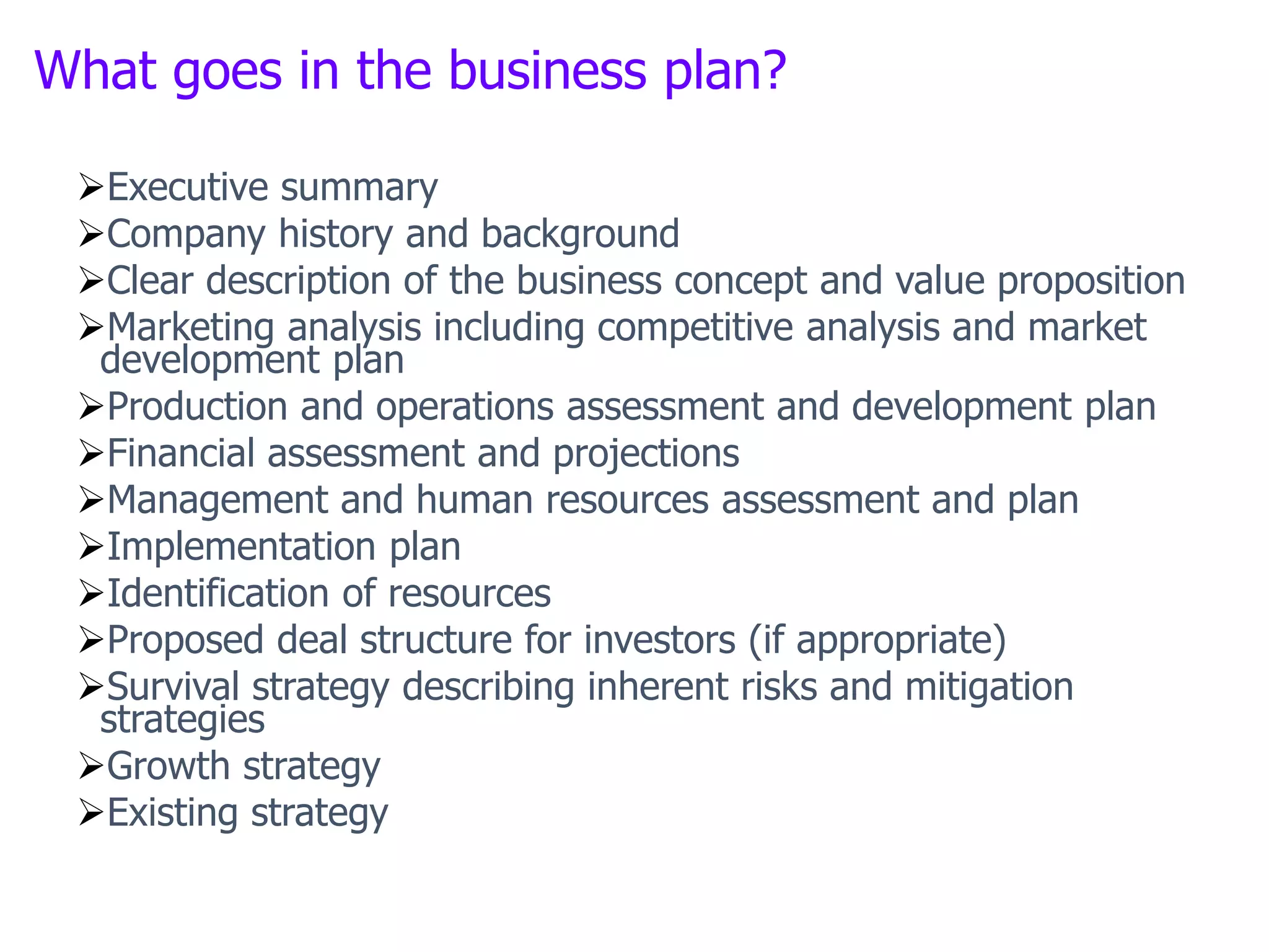Business Plan for Training Centers | PPT