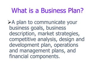 Business Plan for Training Centers | PPT