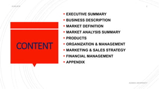Business plan PPT | PPTX