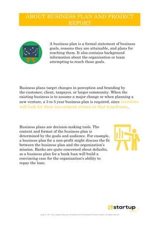 Business Plan and Project Report | PDF