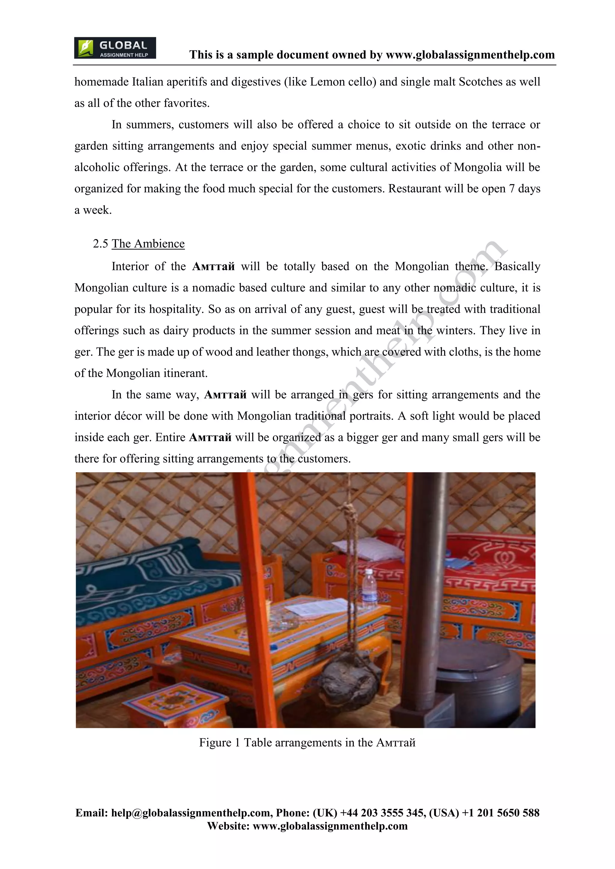 Business Plan Assignment Sample | PDF