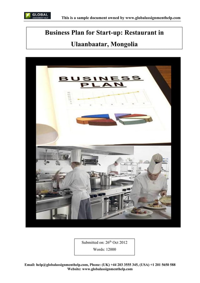 Business Plan Assignment Sample | PDF