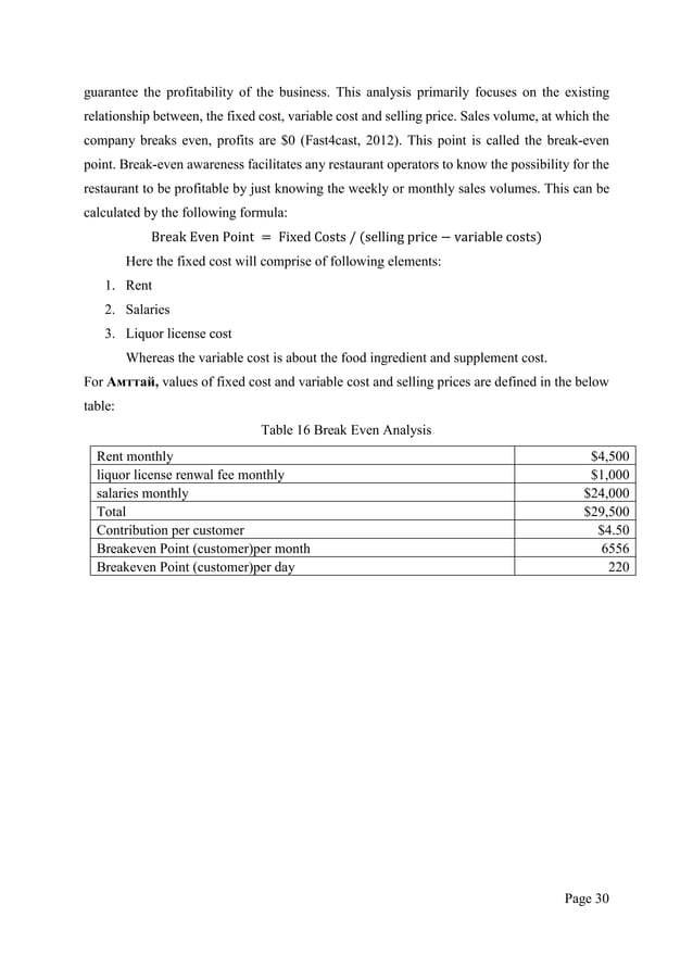 Business Plan Assignment Sample | PDF
