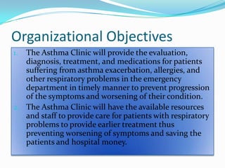 Business plan asthma clinic | PPTX