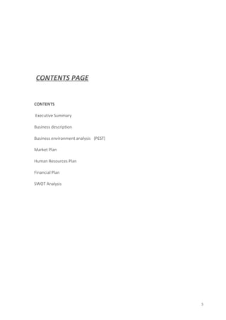 how to write a simple business plan | DOC