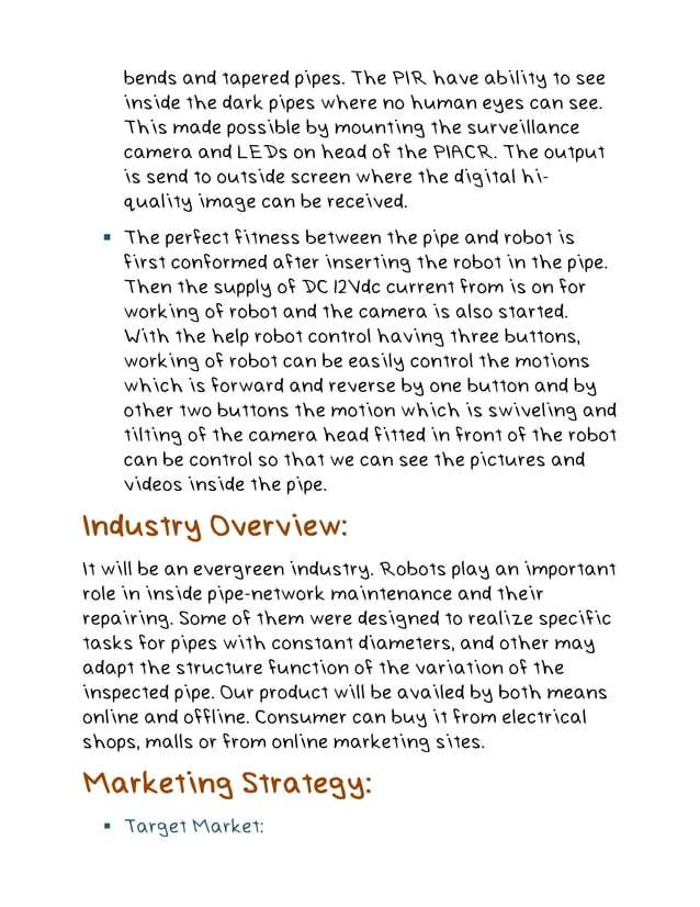 PIPE INSPECTION ROBOT | PDF