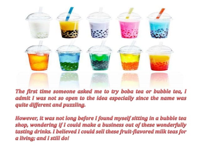 Business plan for bubble tea and boba tea at bubble tea zone | PPTX