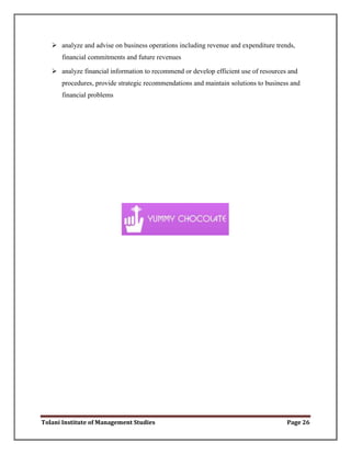 Business Plan for Starting a Chocolate Company | DOCX