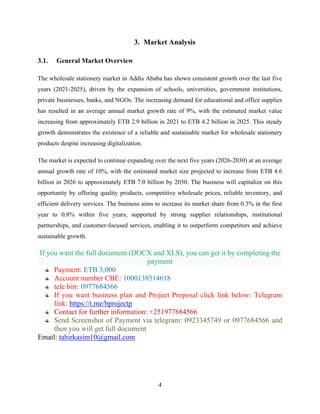 Business Plan for Wholesale Stationery, Paper and Paper Products Trade ...