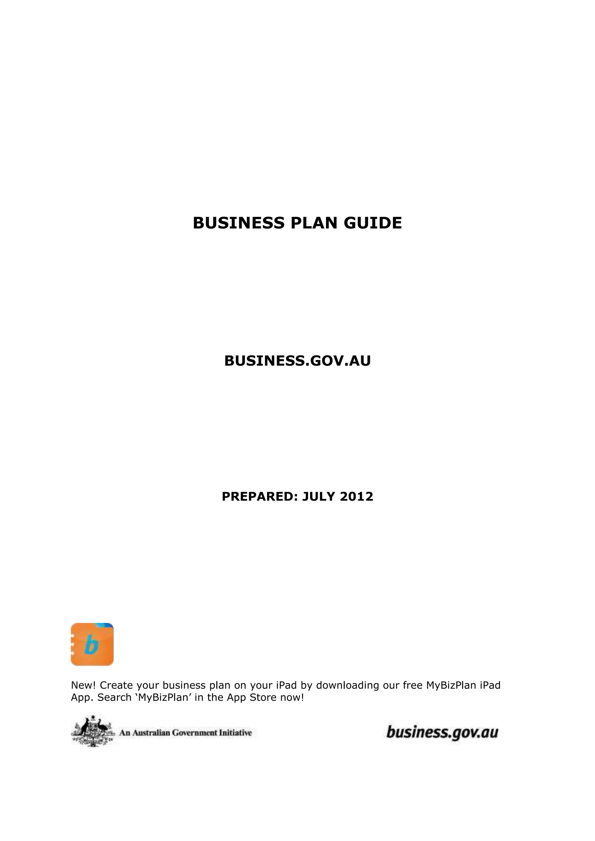 Business plan guide | PDF