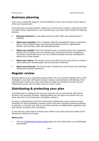Business plan guide | PDF