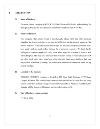 Business Plan Example for Hungryfoodie | PDF | Business Accounting ...